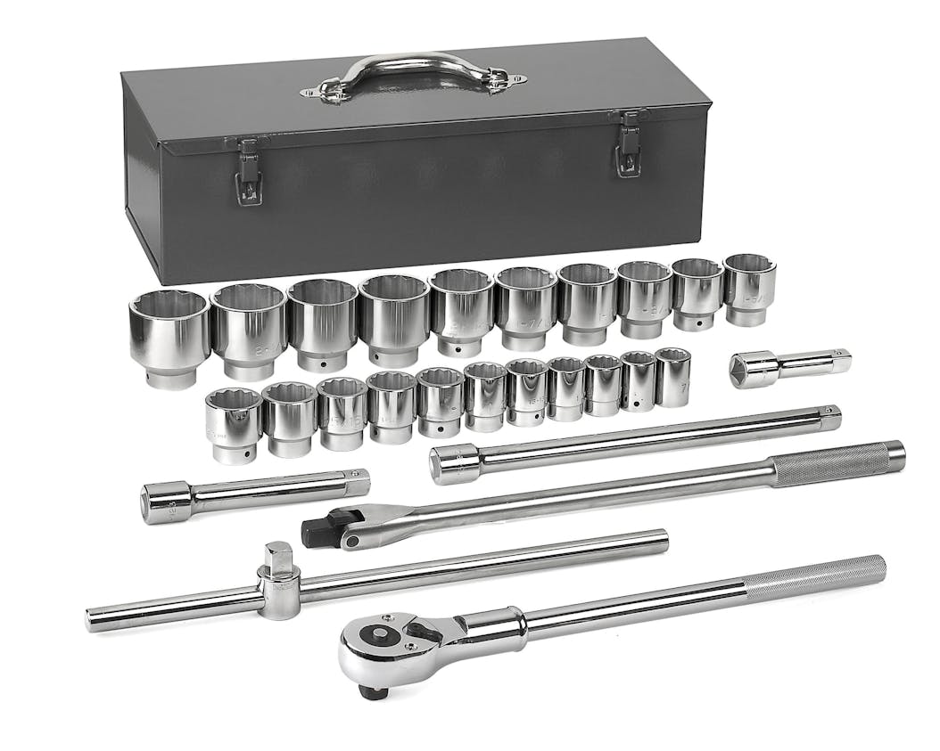 3/4" and 1" Drive Industrial Chrome Ratchets, Sockets and Accessories | Fleet Maintenance
