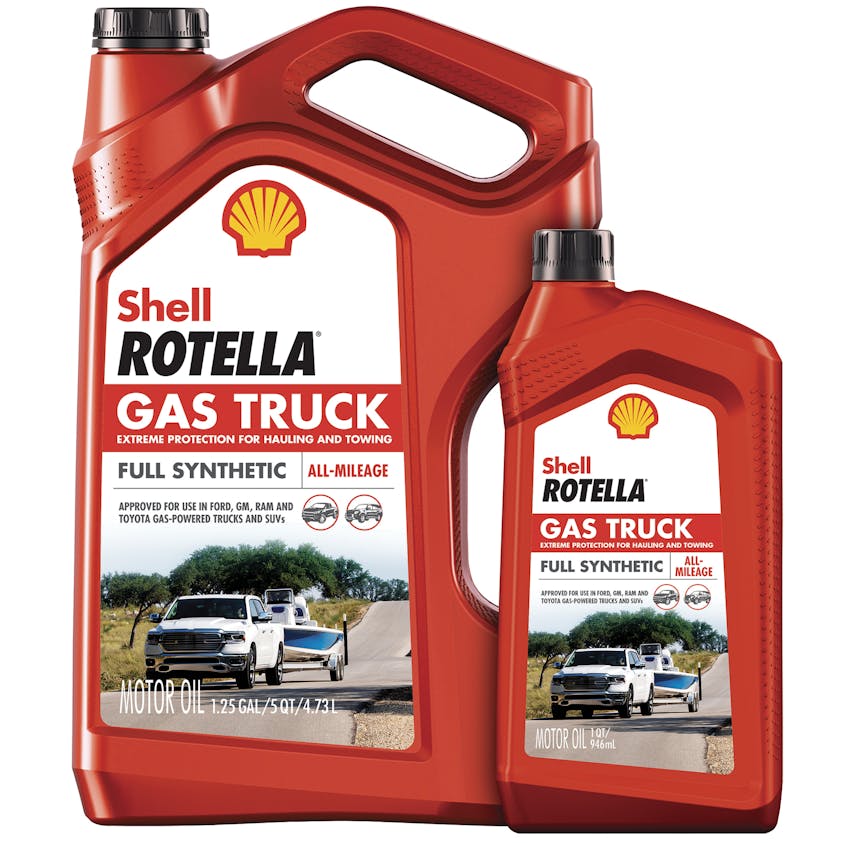 Shell Rotella Gas Truck Full Synthetic Engine Oil | Fleet Maintenance