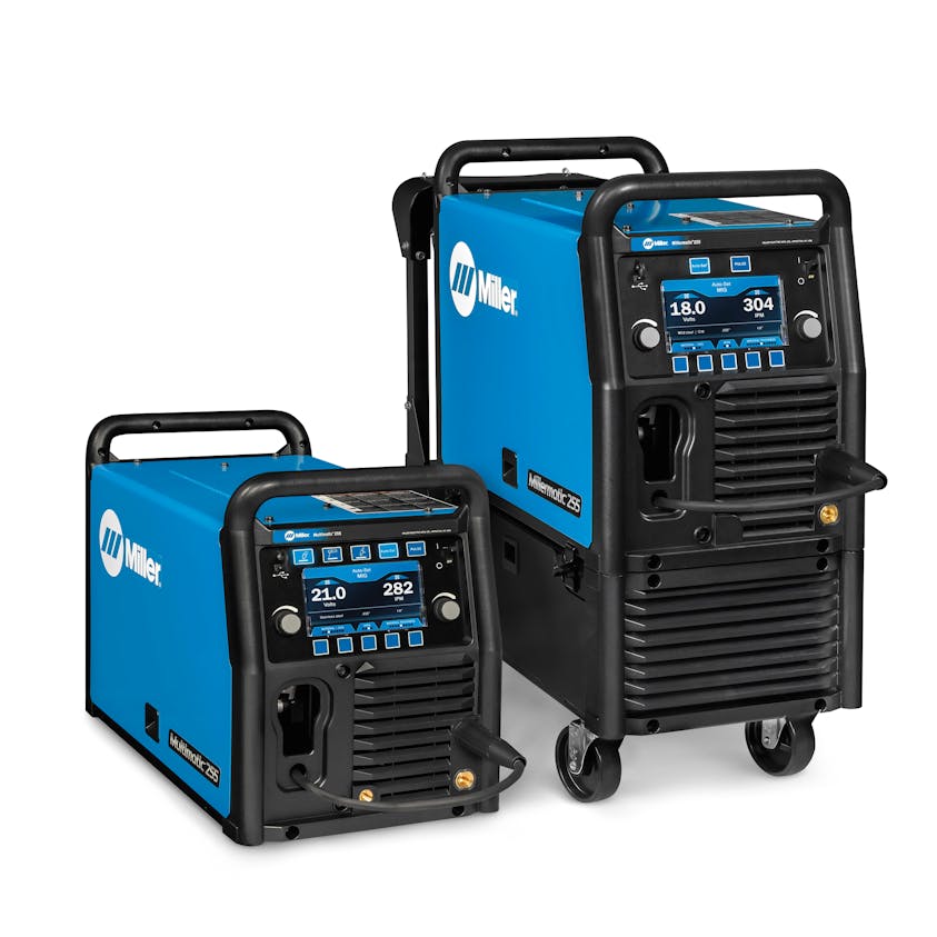 Millermatic 255 MIG Welder and Multimatic 255 Multiprocess Welder ...