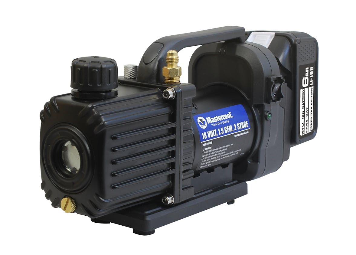 18V cordless 1.5 cfm, two-stage vacuum pump | Fleet Maintenance