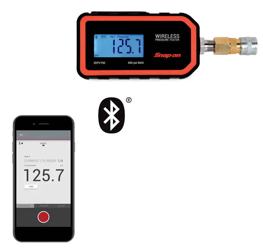 Wireless Pressure Tester, No. EEPV700-KIT | Fleet Maintenance