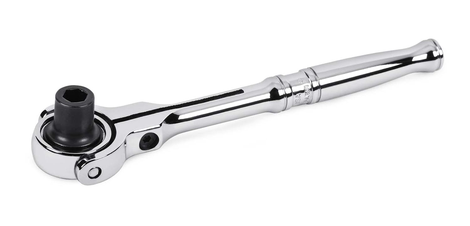 1/4″ Hex Drive Round Swivel Head Bit Driver Ratchet | Fleet Maintenance