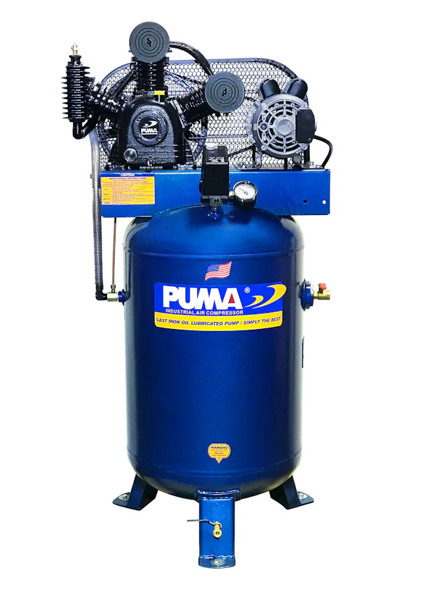 Two-Stage, Vertical-Tank Air Compressor, No. TE-6540V | Fleet Maintenance