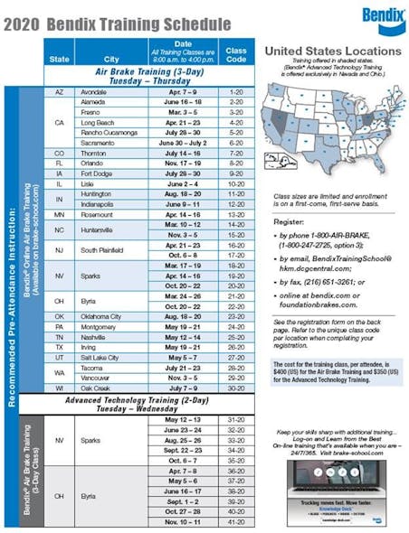 Bendix expanding in-person technical training sessions for 2020 | Fleet ...
