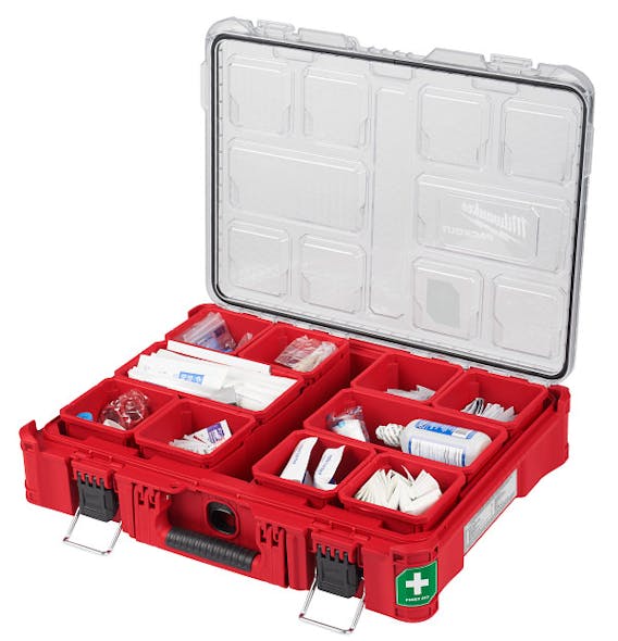 Milwaukee expands PACKOUT system with first aid kits | Fleet Maintenance