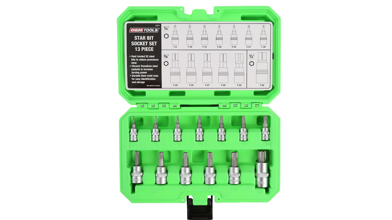 13-pc Star Bit Socket Set, No. 22977 | Fleet Maintenance