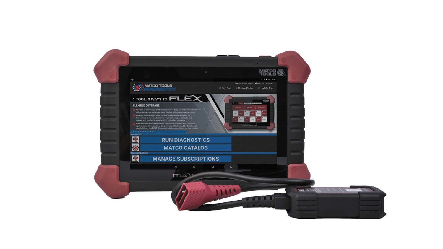 Maximus Flex Pro Diagnostic Scan Tool Fleet Maintenance
