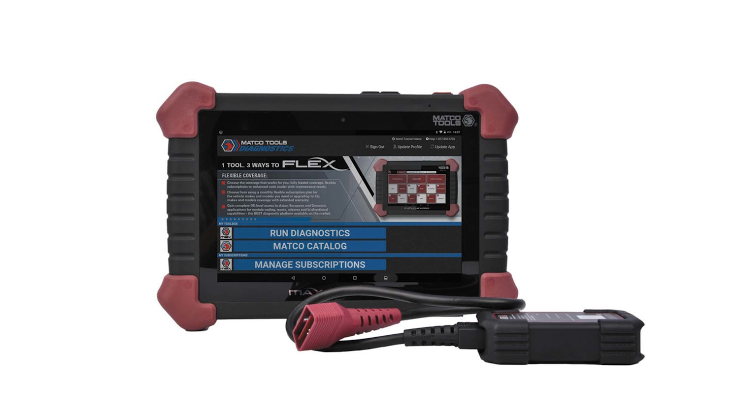 Maximus Flex Pro Diagnostic Scan Tool Fleet Maintenance