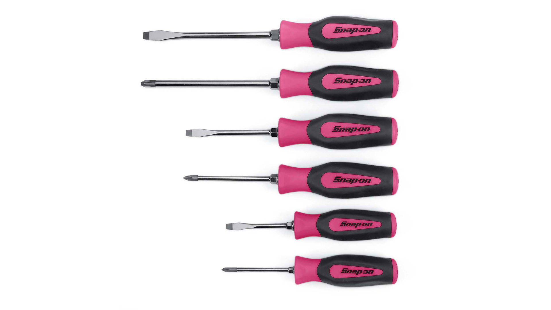 Limited Edition Pink 6-pc Combination Instinct Soft Grip Screwdriver ...