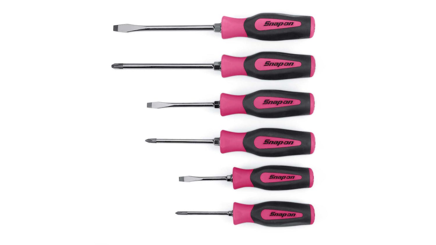 Limited Edition Pink 6-pc Combination Instinct Soft Grip Screwdriver ...
