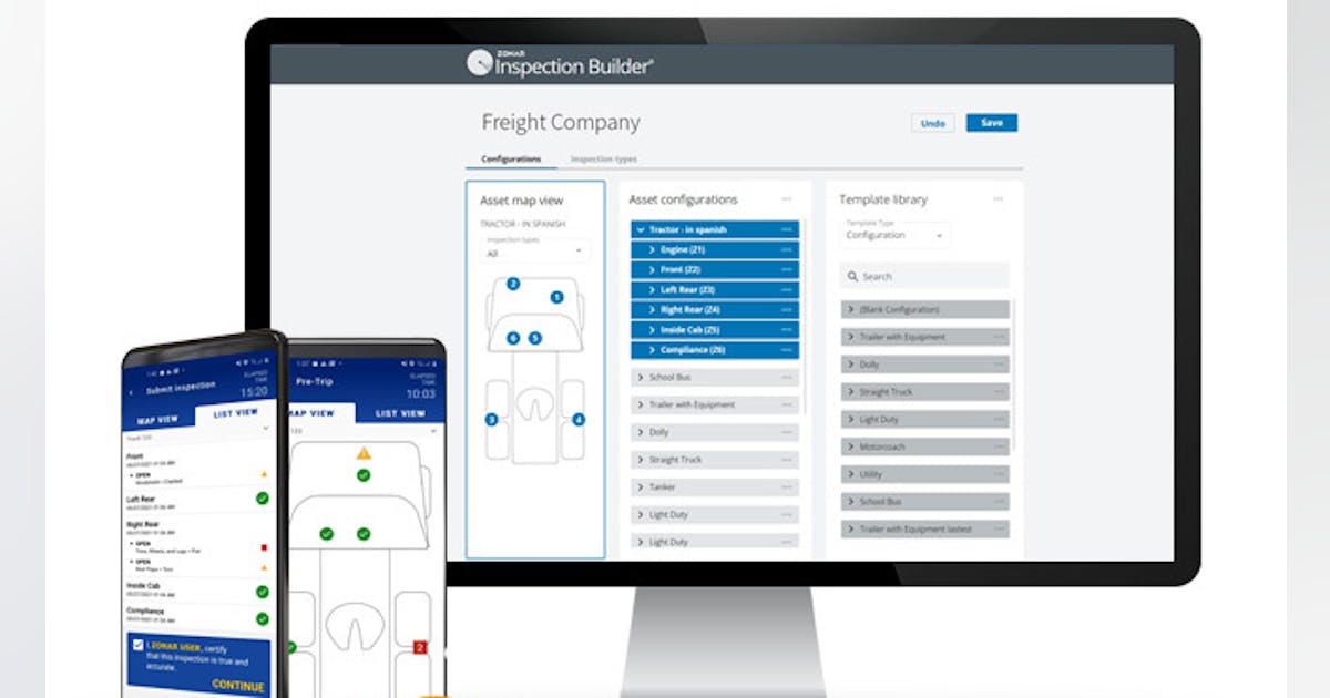 Zonar introduces Inspection Builder for EVIR mobile capacity | Fleet ... Zonar introduces Inspection Builder for EVIR mobile capacity | Fleet ...