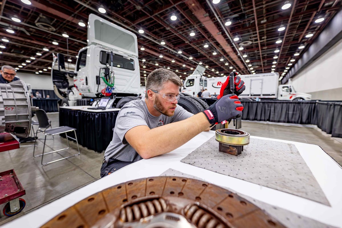 Ryder Top Tech Skills Competition winner 2023 Cody Morris | Fleet ...