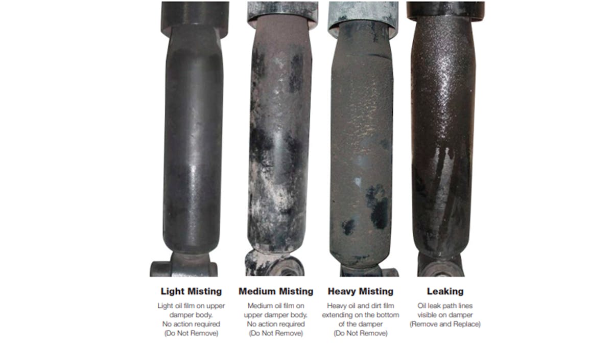 Identifying types of suspension damage | Fleet Maintenance