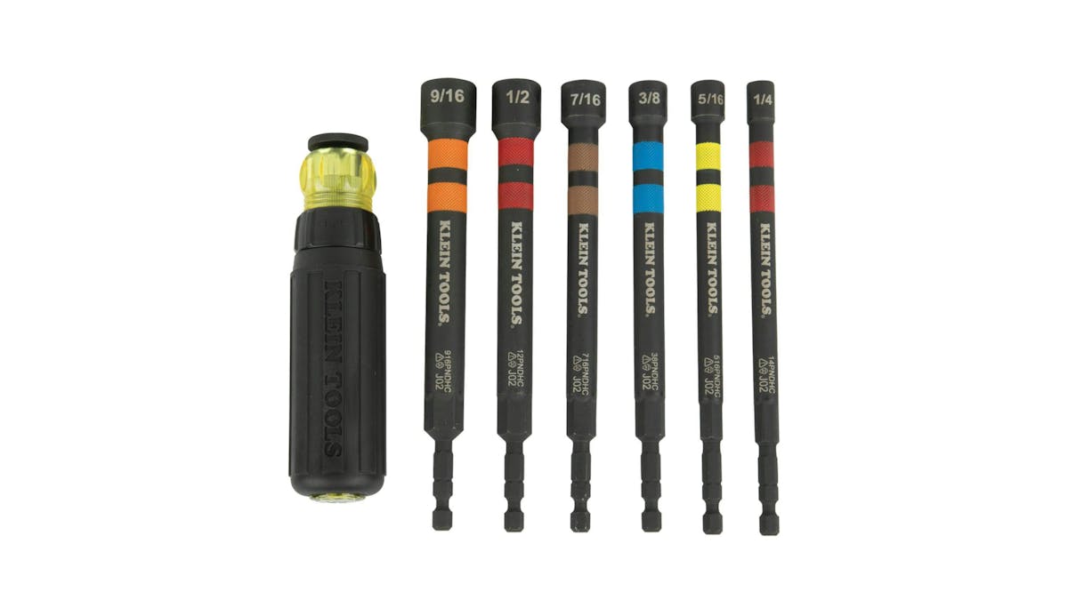 7-pc Hollow Magnetic Color-Coded Ratcheting Power Nut Driver, No. 32950 ...
