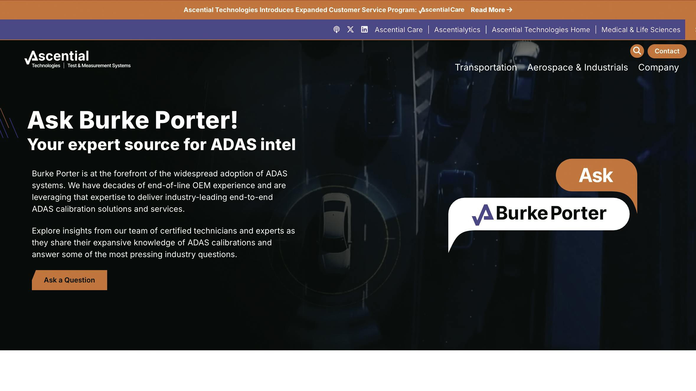 Ascential Technologies offers ADAS education site | Fleet Maintenance